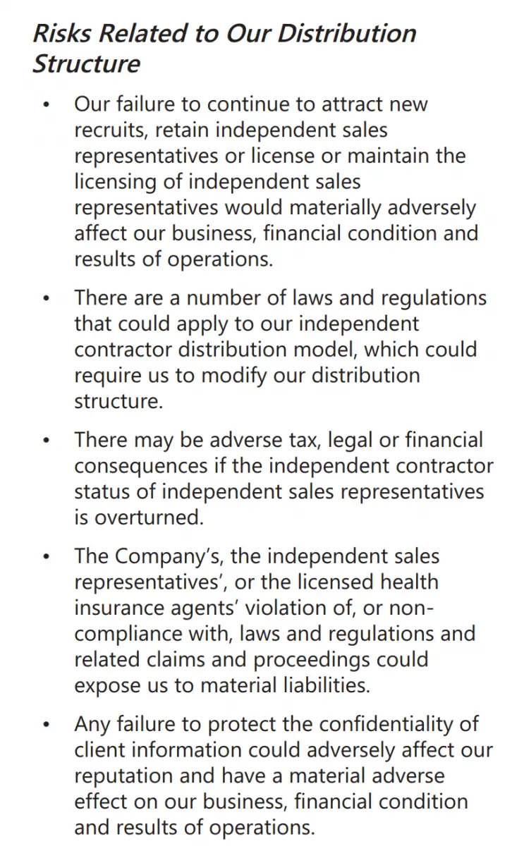 Primerica Income Disclosure Statements